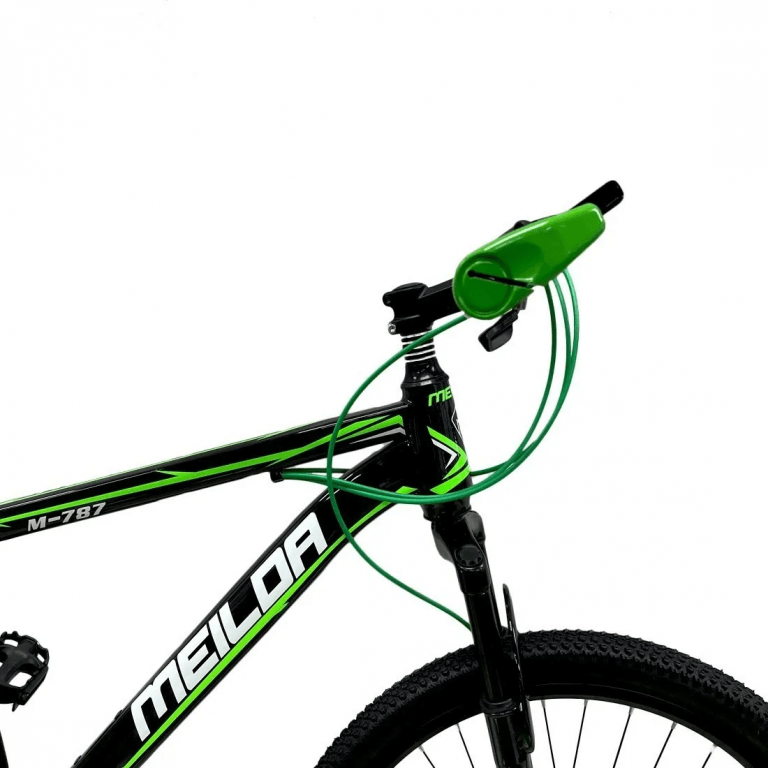 BICICLETA MEILDA ARO 26 - 21V FRENO DISCO - NEGRO/VERDE - DROPP BIKE CHILE